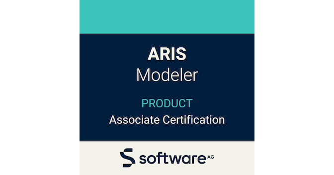 Software AG Certified ARIS Modeler Associate - Credly