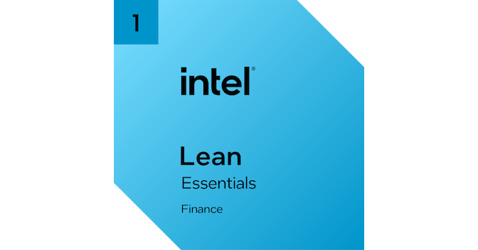 Finance Lean Essentials - Credly