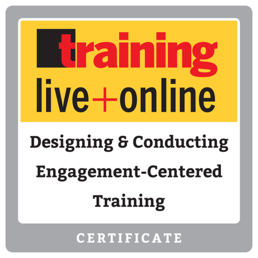 Designing and Conducting Engagement-Centered Training Certificate - Credly