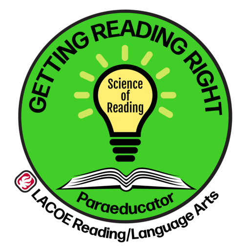 Getting Reading Right Paraeducator - Credly