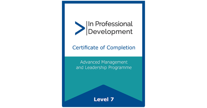 Advance Management and Leadership Programme - Credly