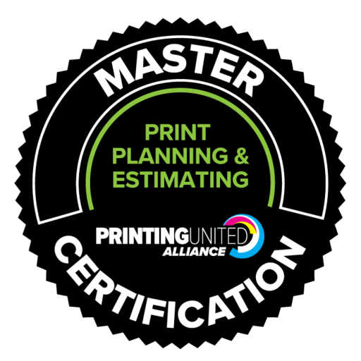 PRINTING United Alliance Print Planning & Estimating: Master ...