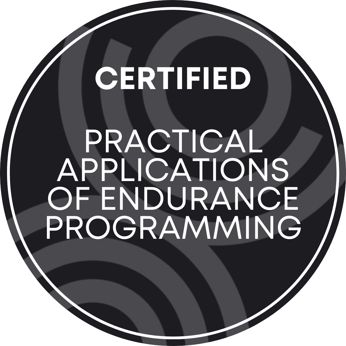 Practical Applications of Endurance Programming - Credly