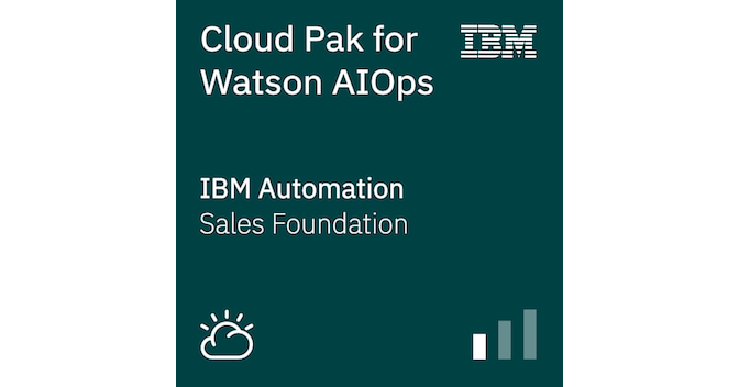 Cloud Pak for Watson AIOps Sales Foundation - Credly