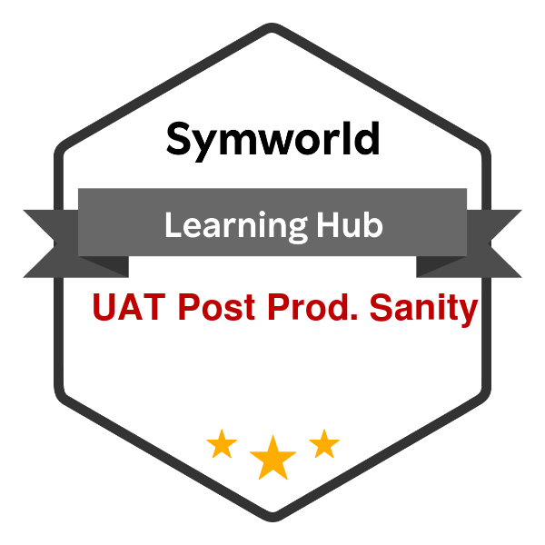 UAT Post Prod. Sanity - Credly