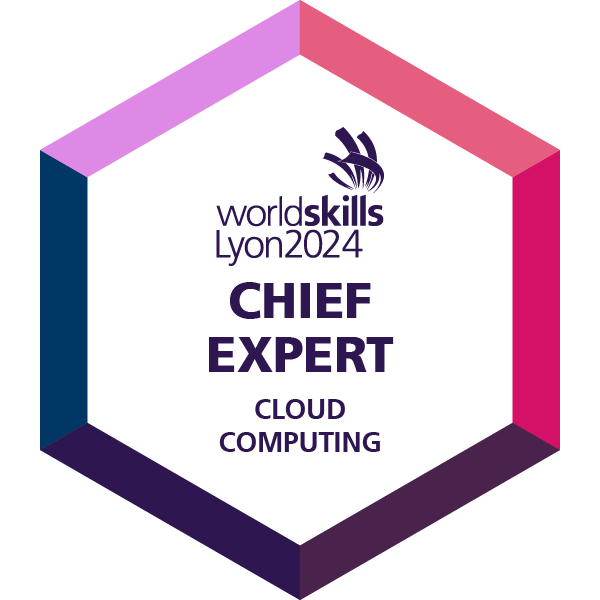 WorldSkills Lyon 2024 - Chief Expert - Cloud Computing - Credly