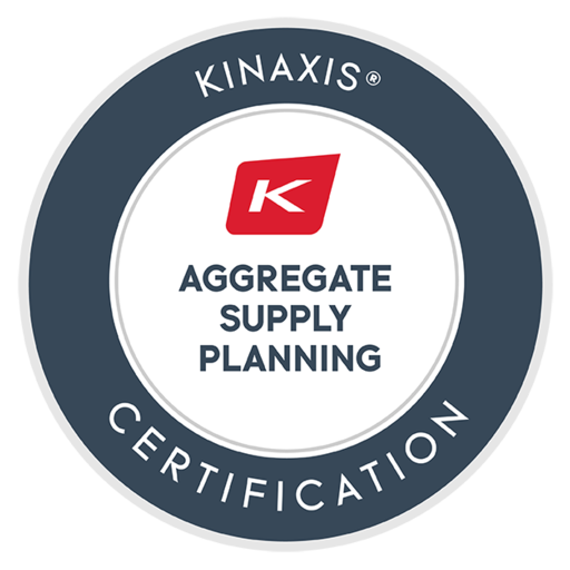Kinaxis Aggregate Supply Planning Application Specialist - Credly