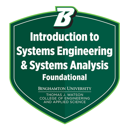 Introduction to Systems Engineering & Systems Analysis - Credly