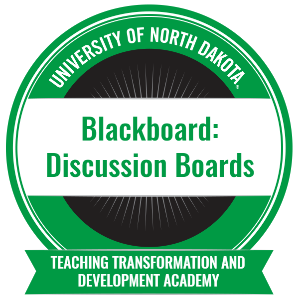 Blackboard: Discussion Boards - Credly
