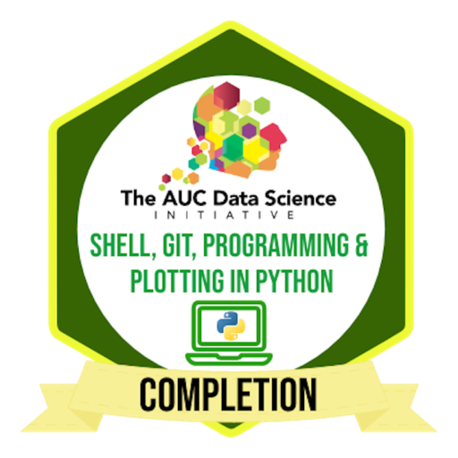 Shell, Git, Programming & Plotting in Python - Credly