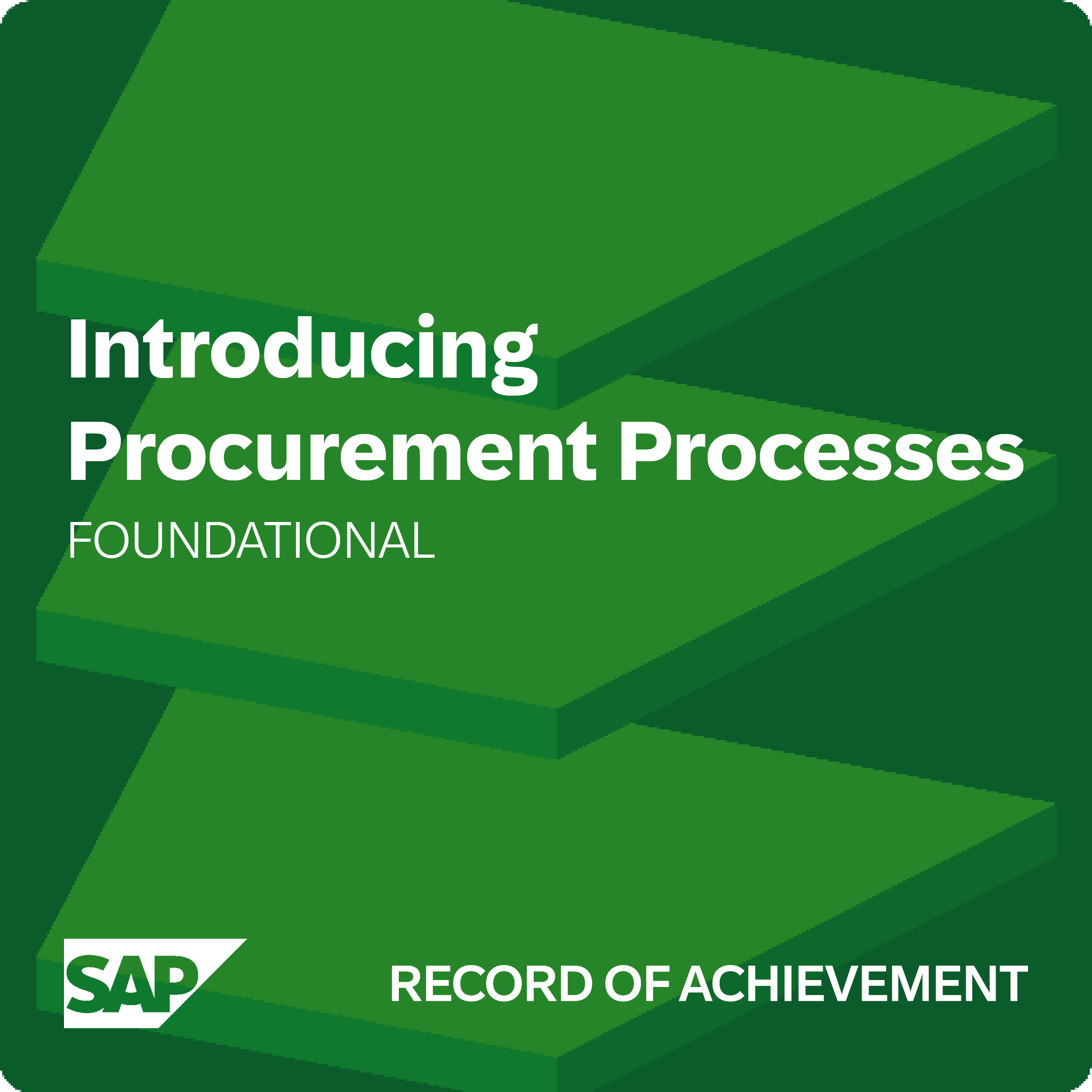 Introducing Procurement Processes - Record of Achievement - Credly