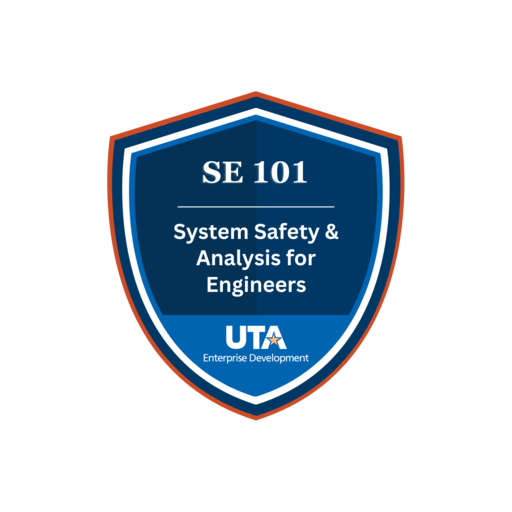 SE 101 System Safety & Analysis for Engineers - Credly