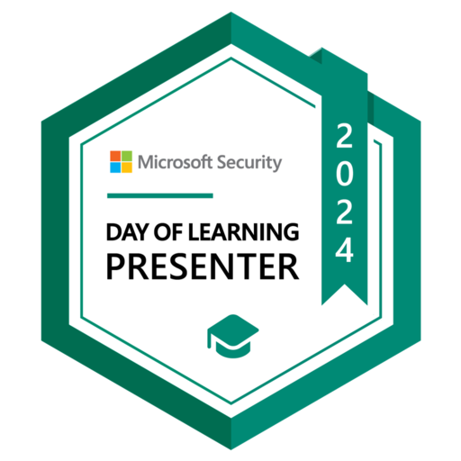 Microsoft Security Day of Learning Presenter 2024 - Credly