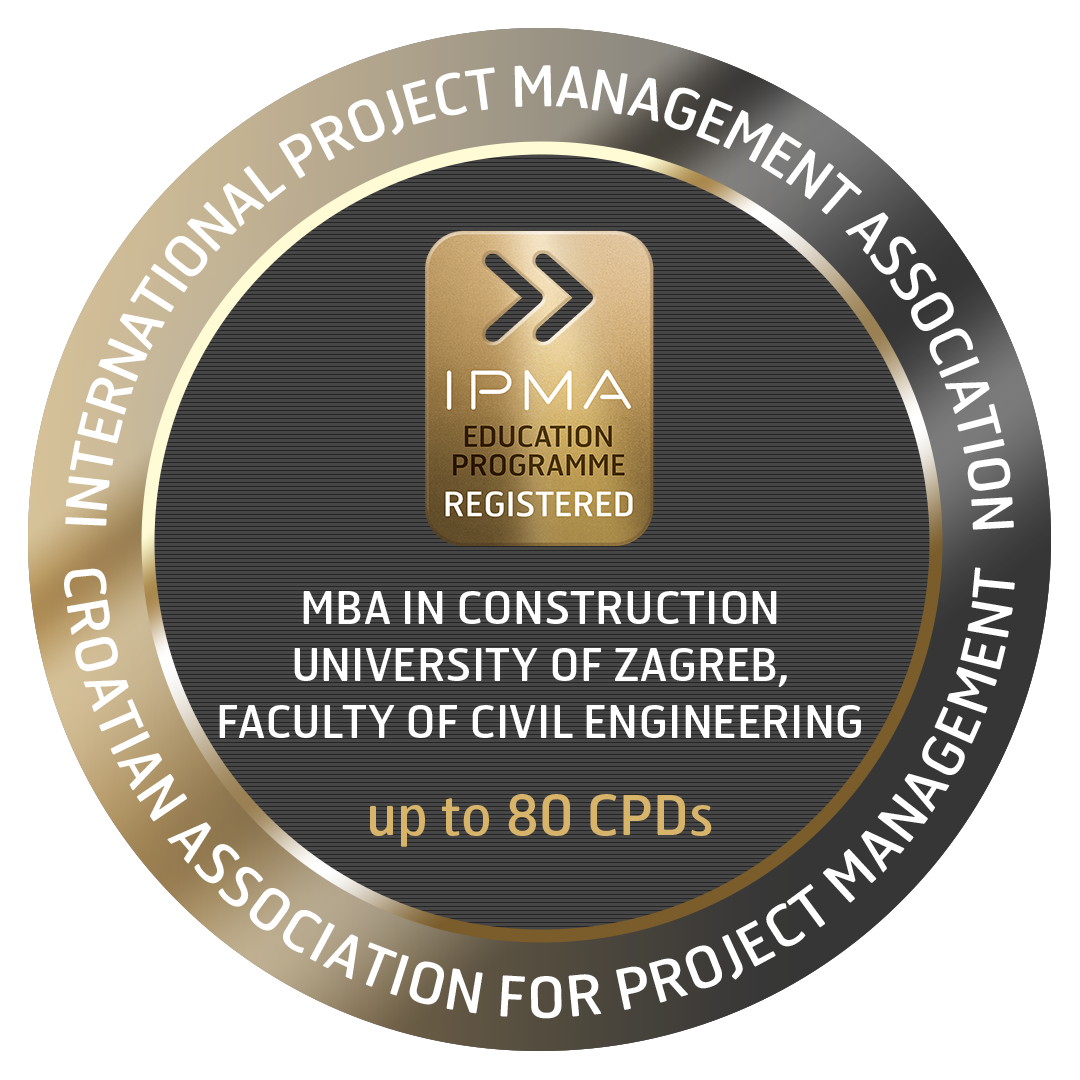 IPMA registered education programme - MBA in Construction - Credly