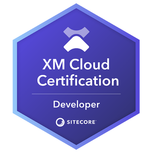 Sitecore XM Cloud Developer Certification (2025) - Credly