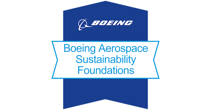 Boeing Aerospace Sustainability Foundations - Credly
