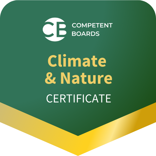 Competent Boards Climate & Nature Certificate - Credly