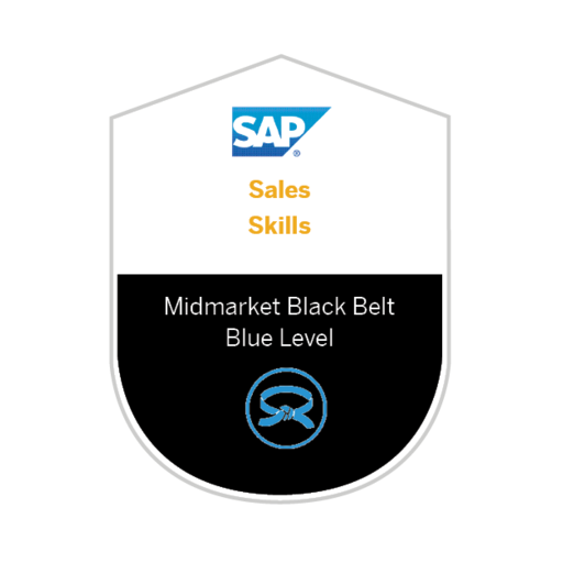 Sales Skills - Midmarket Black Belt Blue Level - Credly