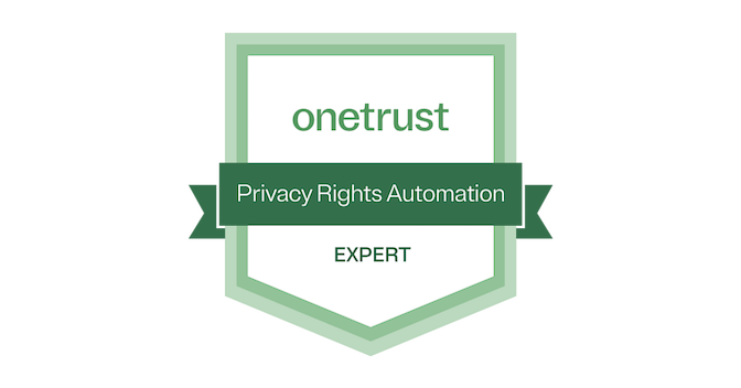OneTrust Privacy Rights Automation Expert - Credly