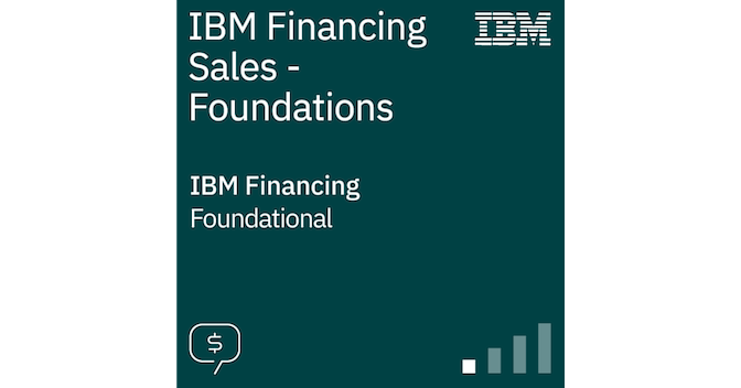 IBM Financing Sales - Foundations - Credly