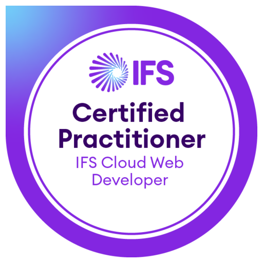 IFS Certified Practitioner - IFS Cloud Web Developer - Credly