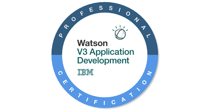 IBM Certified Application Developer - Watson V3 Certification - Credly