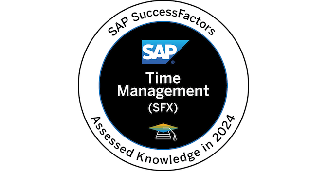 SAP Product Knowledge 2024 - SAP SuccessFactors Time Management Expert (SFX) - Credly