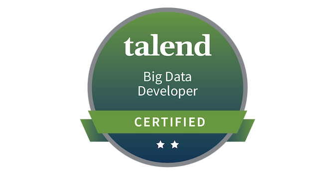 Talend Big Data Certified Developer - Credly