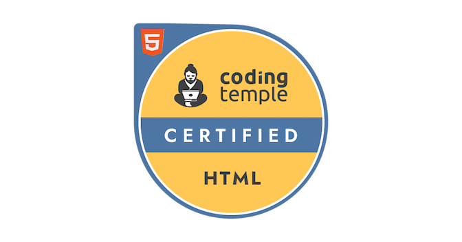 HTML Certified - Credly