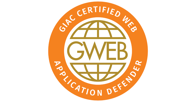 GIAC Certified Web Application Defender (GWEB) - Credly
