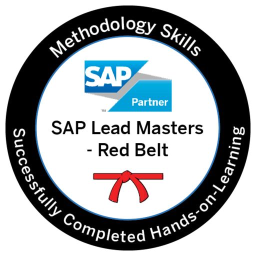 Methodology Skills - SAP Lead Masters - Red Belt - Credly
