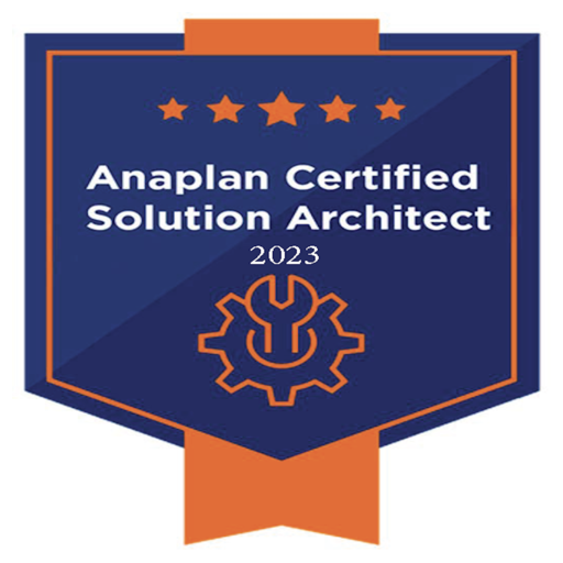 Anaplan Certified Solution Architect Badge 2023 - Credly