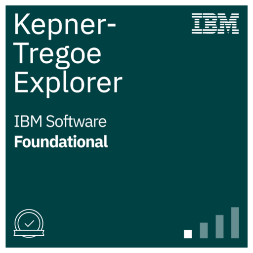 Kepner-Tregoe Practitioner - Explorer - Credly