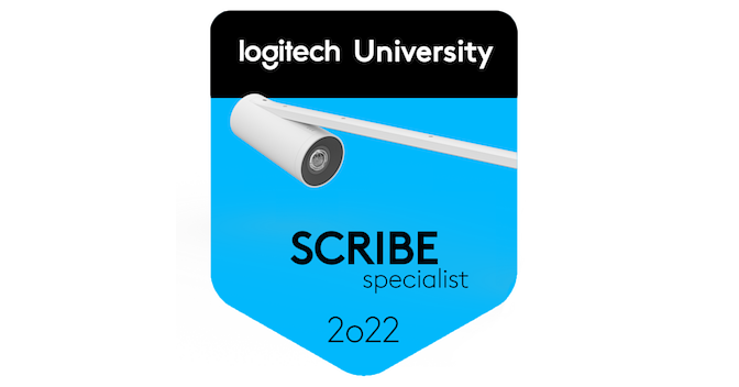 Logitech Scribe Specialist 2022 - Credly