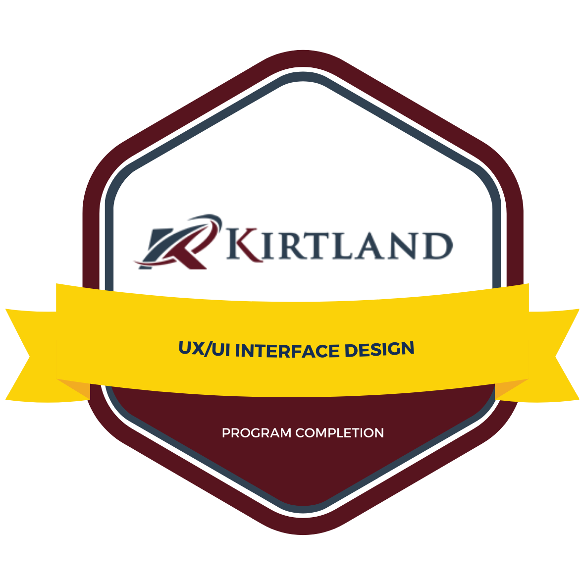 UX/UI Interface Design - Kirtland - Credly