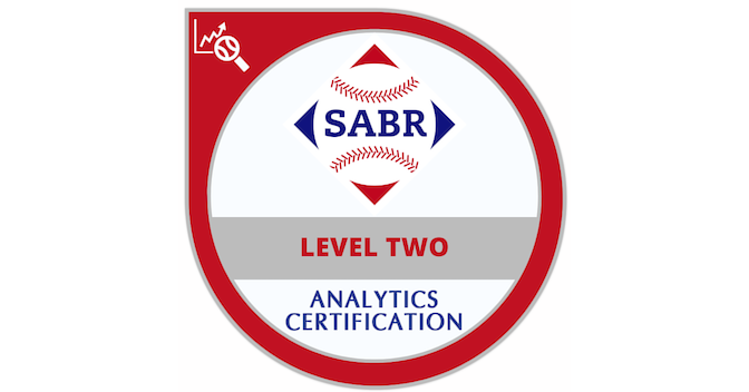 SABR Analytics Certification Level Two - Credly