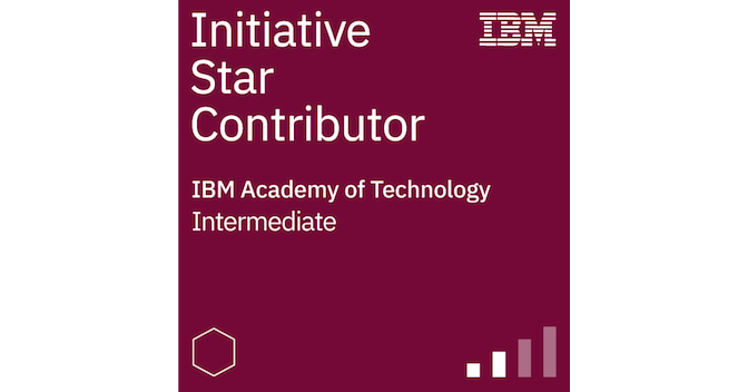 Initiative Star Contributor - Credly