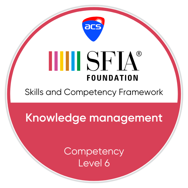 Knowledge Management Competency Level 6 Credly