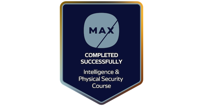 MAX Intelligence & Physical Security Training - Credly