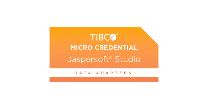 TMC - TIBCO Jaspersoft® Studio - Data Adapters - Credly