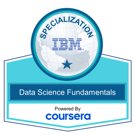 Data Science Fundamentals Specialization - Credly