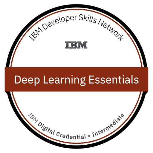 Deep Learning Essentials - Credly