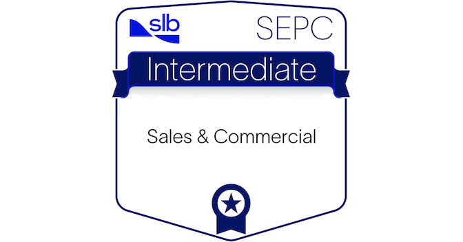SLB Eureka Professional Career (SEPC) - Sales & Commercial Intermediate - Credly