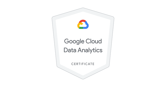 Google Cloud Data Analytics Certificate - Credly