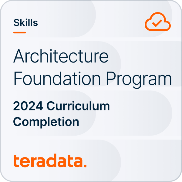 Architecture Foundation Program - Credly