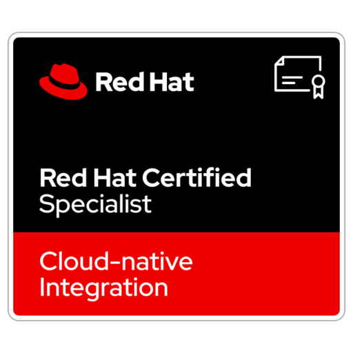 Red Hat Certified Specialist in Cloud-native Integration - Credly