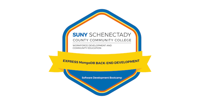 Express MongoDB Back-end Development - Schenectady - Credly