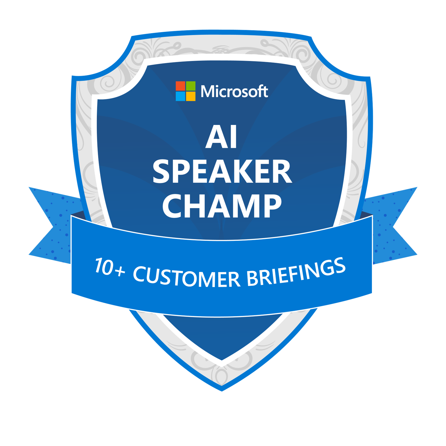 FY25 Microsoft AI CET Speaker Champ - Credly