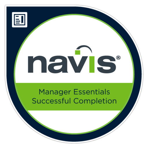 Navis Manager Essentials - Successful Completion - Credly