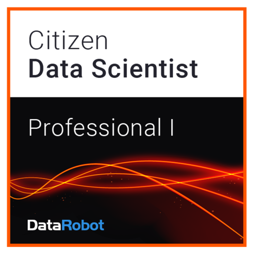 Citizen Data Scientist Professional I - Credly